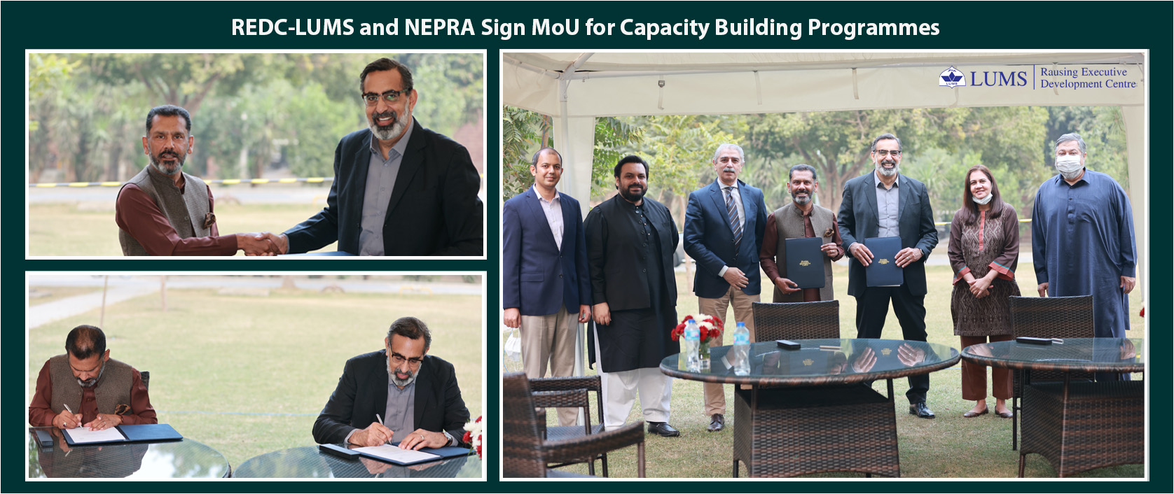 REDC and NEPRA Sign MOU for Capacity Building Programmes | Welcome to LUMS