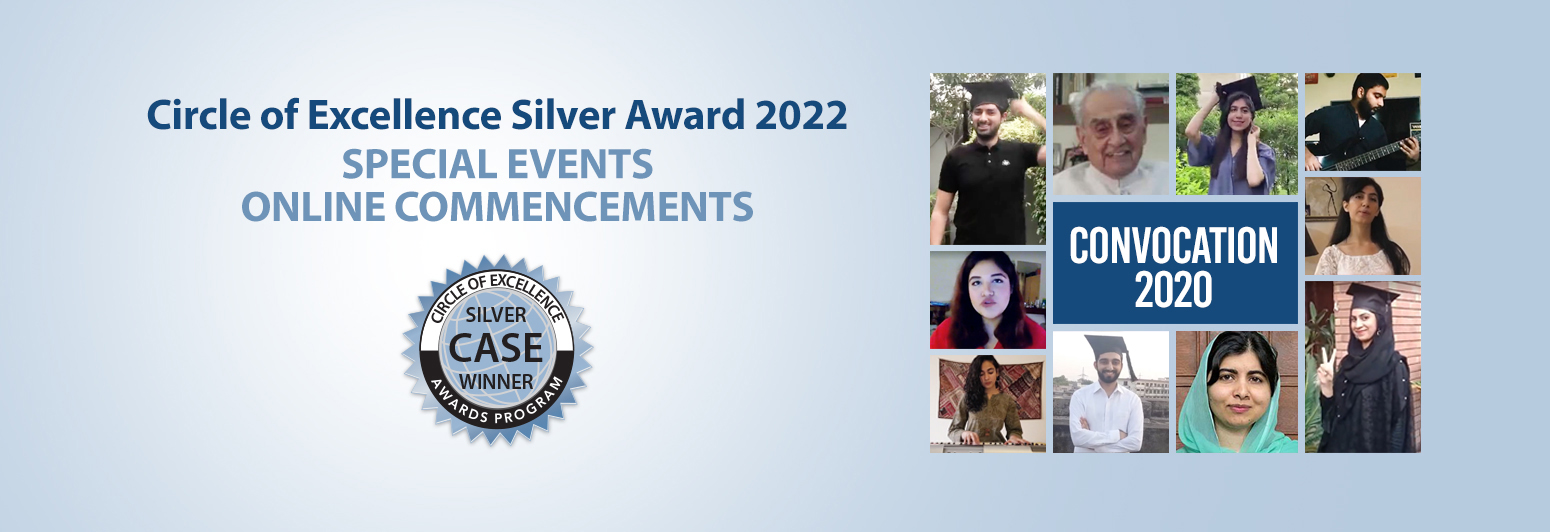 LUMS Wins Global CASE Award for its Virtual Convocation | Welcome to LUMS