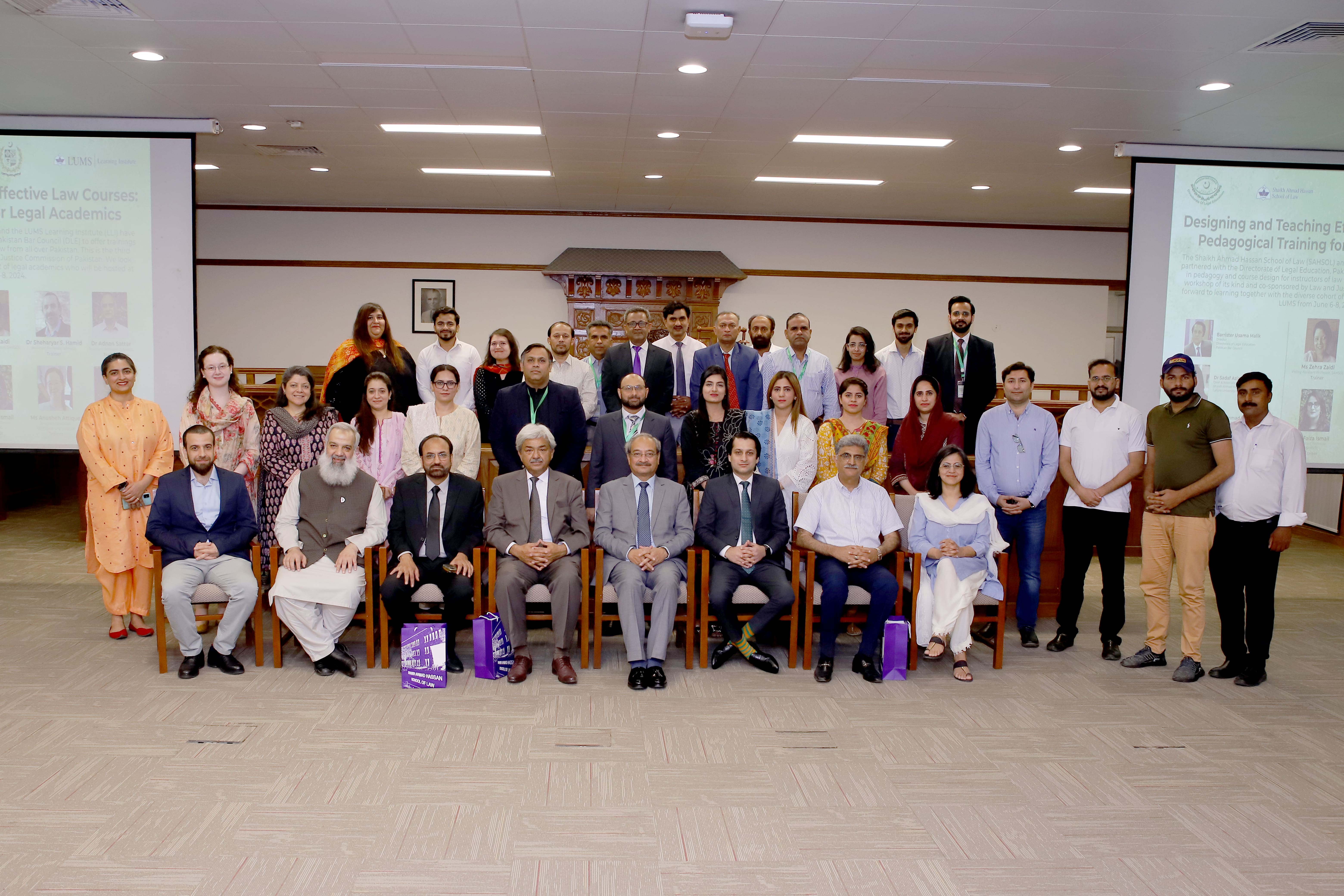 LUMS Holds Third Round of "Designing and Teaching Effective Law Courses ...